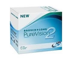 PureVision 2 HD 6 Pack available from Sweeteyes.co.nz